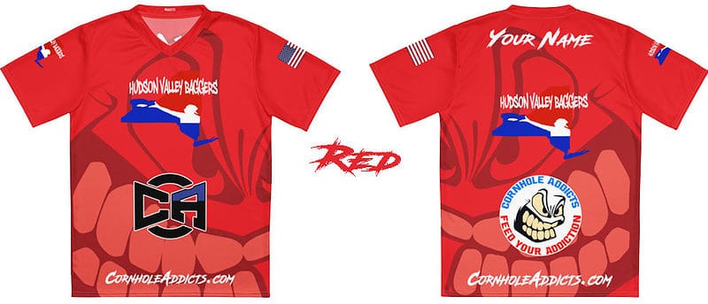 Hudson Valley Baggers Collab Sport Jersey | Cornhole Addicts